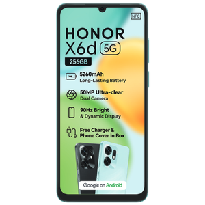 Honor X6d 256GB 5G (12 Month) – Mobi Warehouse